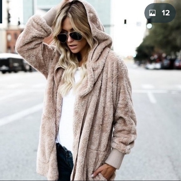 Jackets & Coats | Super Soft Snuggly Hooded Coat | Poshmark